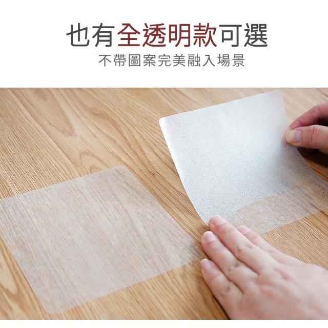 【Echain Tech】動物金鋼砂防滑貼片 溜冰兔 單片 18x18cm(止滑貼片/浴室貼/地磚貼)