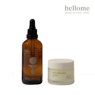 【hellome】乾燥肌bye bye超值組(身體油 100ml＆乳霜 50ml)