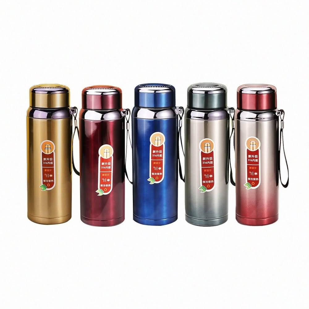 【JOEKI】316不銹鋼保溫瓶-1000ML(高質感 大容量 不鏽鋼保溫瓶 漸變色保溫杯 保溫瓶 保溫壺) - momo購物 - 2024年09月