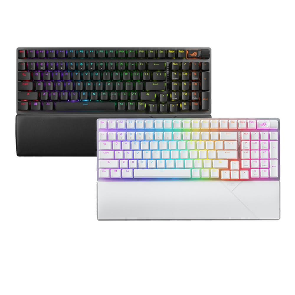 【ASUS 華碩】ROG STRIX SCOPE II 96 無線電競鍵盤 有線/2.4G/藍芽 PC PARTY(90MP037B-BKTA30)