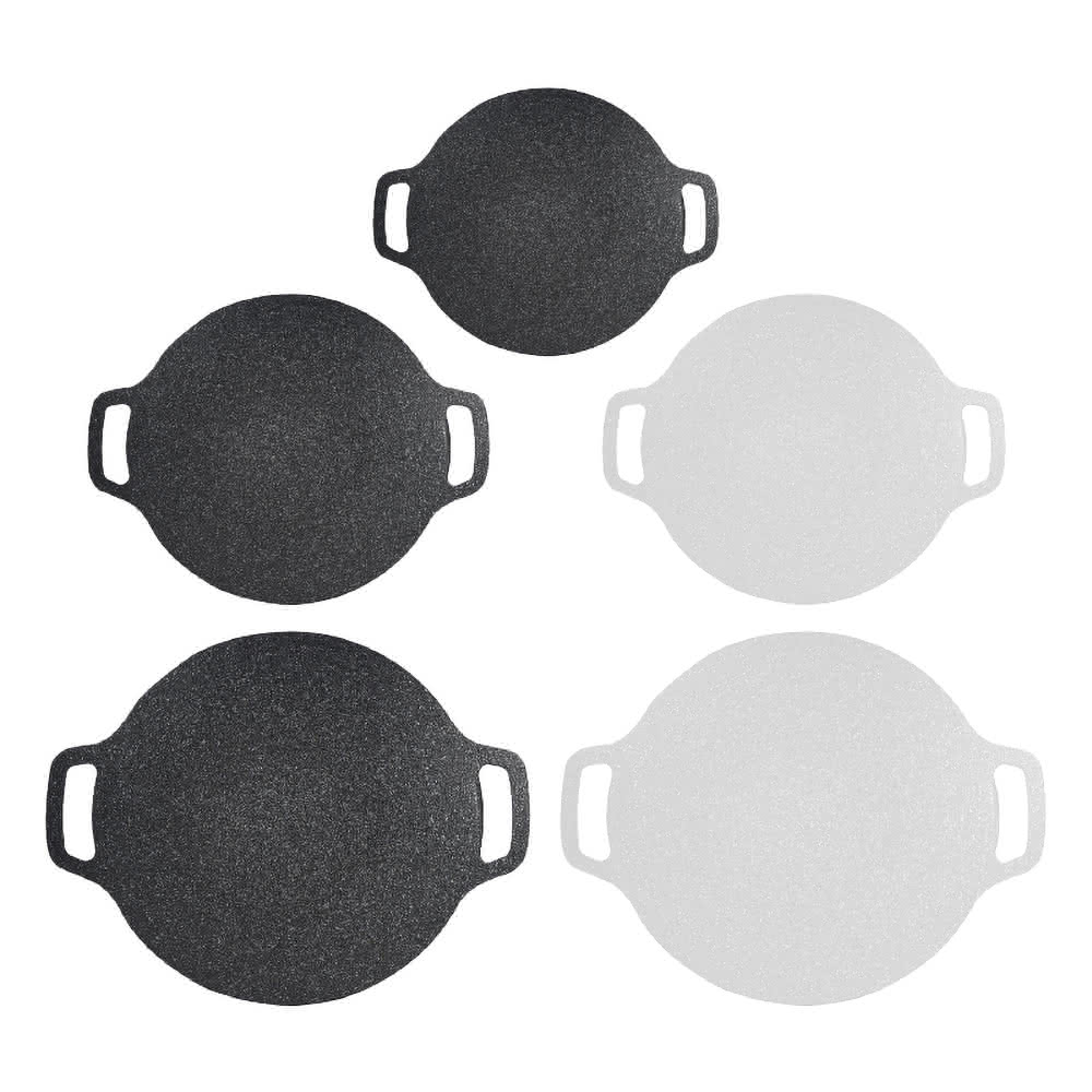 【捕夢網】韓式麥飯石烤盤 30cm(韓式烤盤 不沾烤盤 烤肉盤 燒烤盤 煎烤盤)