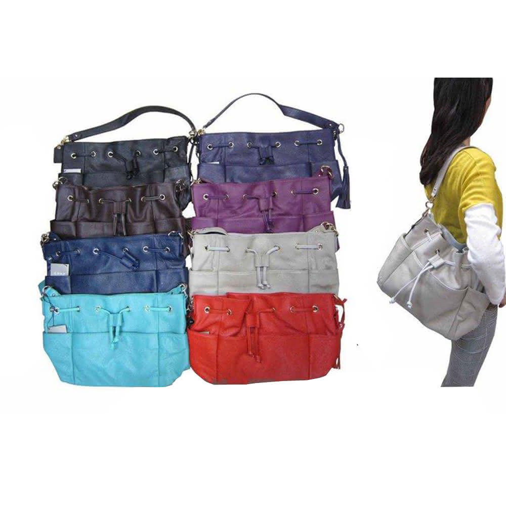 【SNOW.bagshop】水桶包(進口專櫃100%牛皮革肩背斜側背隨身百搭款)