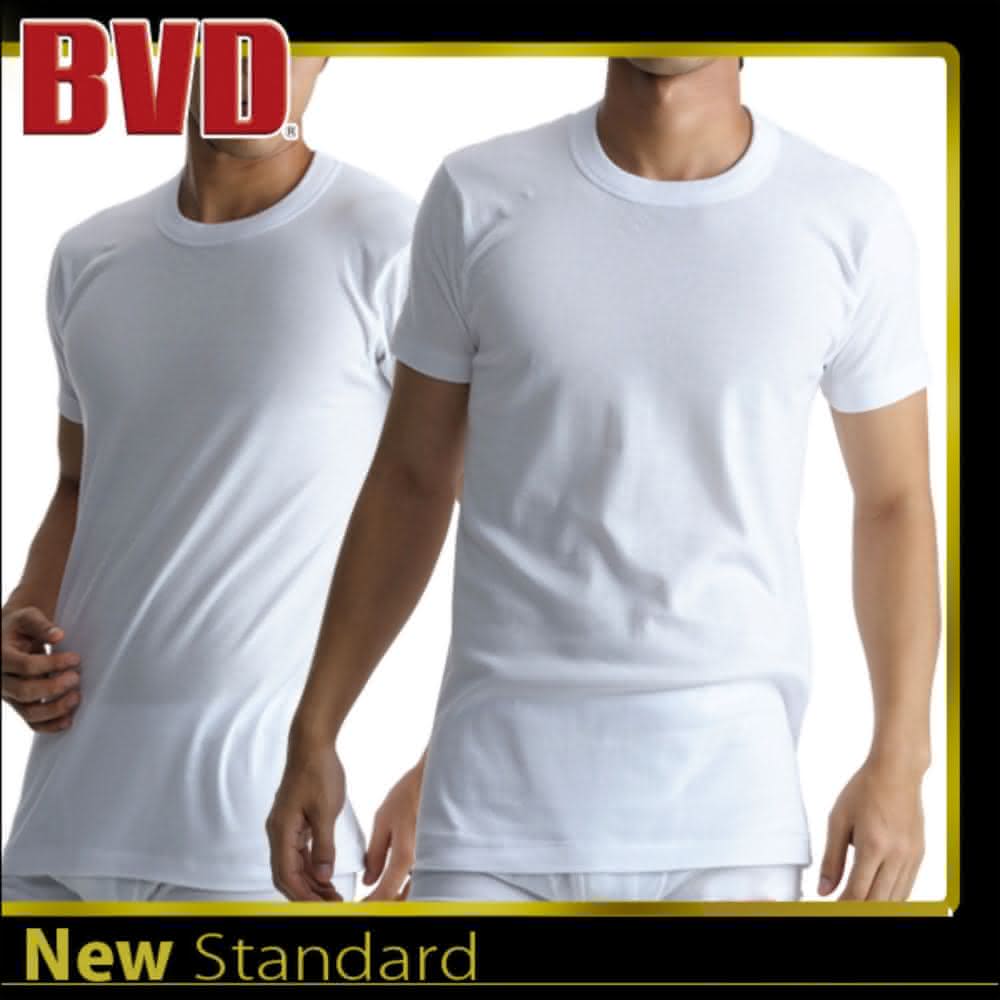 【BVD】100% 純棉男短袖圓領衫(8件組)