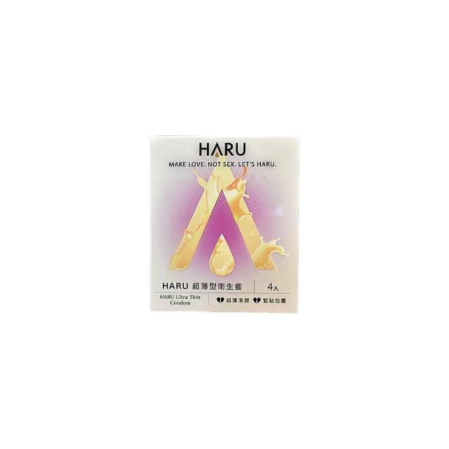 【HARU 含春】HARU 含春 超薄型 4入 保險套(保險套 HARU 超薄)