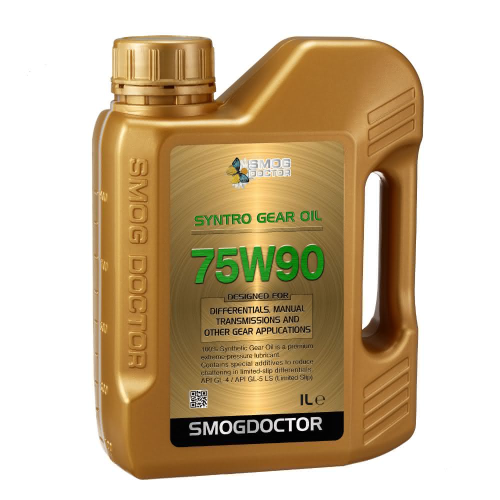 【SMOG DOCTOR 煙霧大師】SYNTRO Gear 100% 全合成齒輪油 75W90(箱入12瓶)