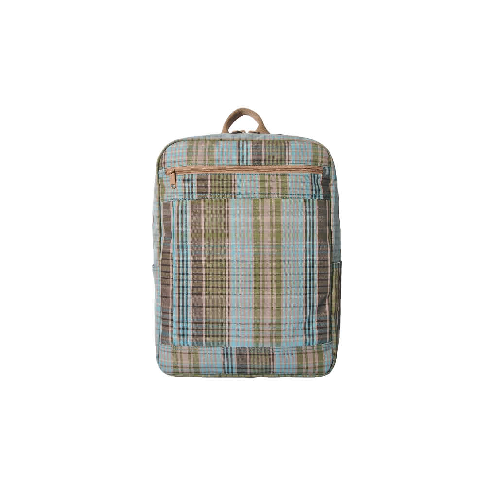 【COLORSMITH】EP．條紋方型後背包．EP-1374-BL(台灣原創品包包品牌)