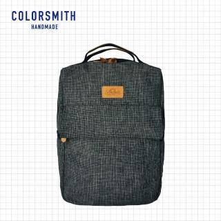 【COLORSMITH】UC．方形後背包．UC-2201-BK(台灣原創品包包品牌)