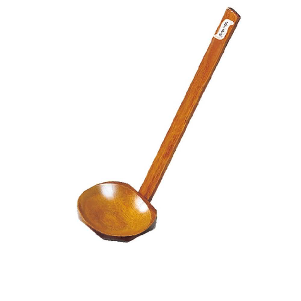 【廚Fun】K58 拉麵匙-無孔 23x7.3cm(木杓 湯杓 木湯杓 古美湯杓 拉麵杓 拉麵匙 長柄拉麵匙 長柄拉麵杓 有孔拉麵匙)