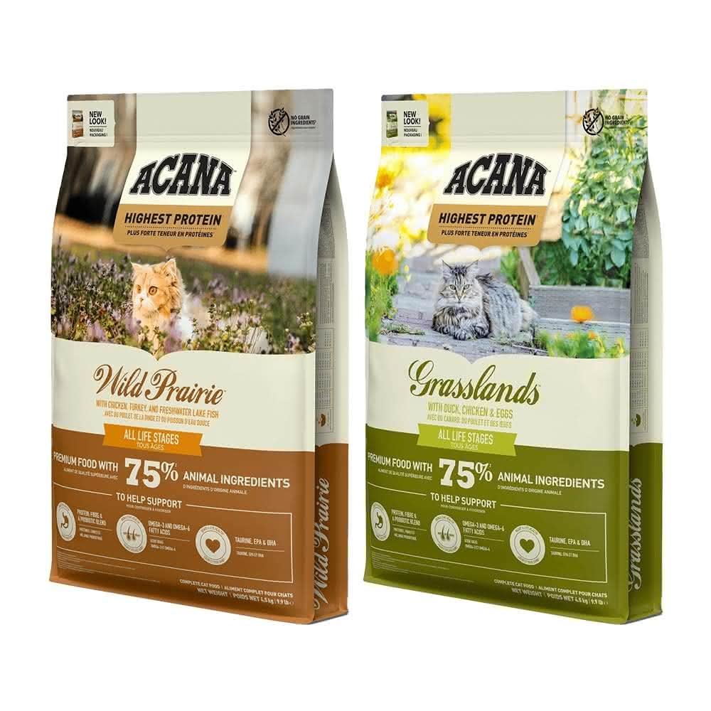 【ACANA】愛肯拿無穀貓糧 草原/ 農場盛宴 -4.5kg(鴨肉+薑黃 雞肉+蔓越莓 貓飼料 寵物飼料 貓糧) - momo購物 - 2024年09月
