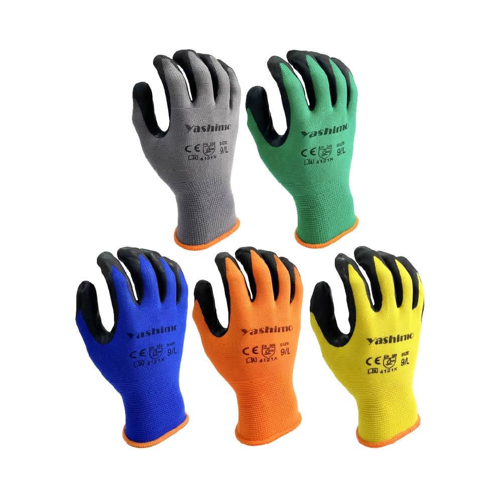 【Yashimo】百事優 Best Use 亮彩舒適多用途手套 12雙/打(NBR發泡/耐油手套/耐酸鹼手套/工作手套)