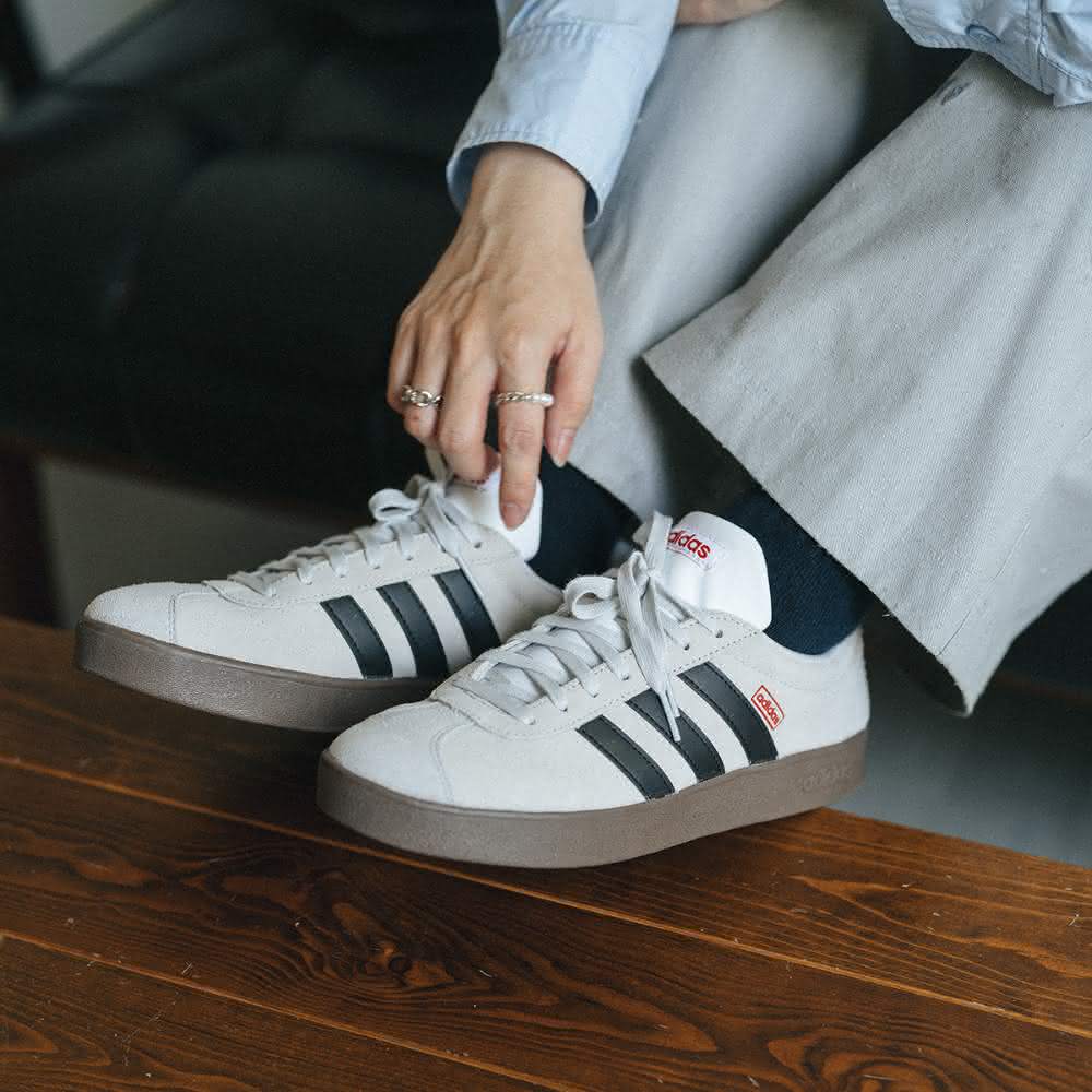 【adidas 愛迪達】預購 Adidas Neo VL Court Grey 石灰巧克力 HQ1802