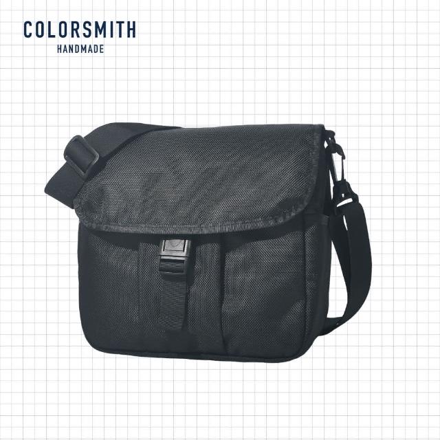 【COLORSMITH】BJ2．質感側背包．BJ2-1383-BK(台灣原創品包包品牌)