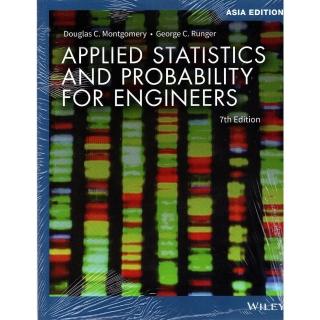 【JOHN WILEY】Applied Statistics & Probability for Engineers 7/e AE ...