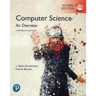 【Pearson】Computer Science: An Overview 13/e BROOKSHEAR 9781292263427