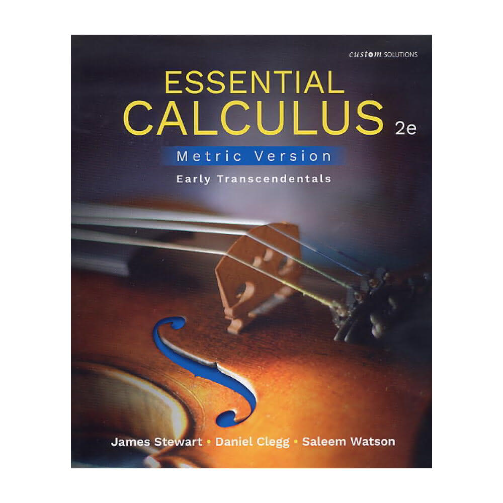 【Cengage】Essential Calculus: Early Transcendental Metric Version 2/e ...