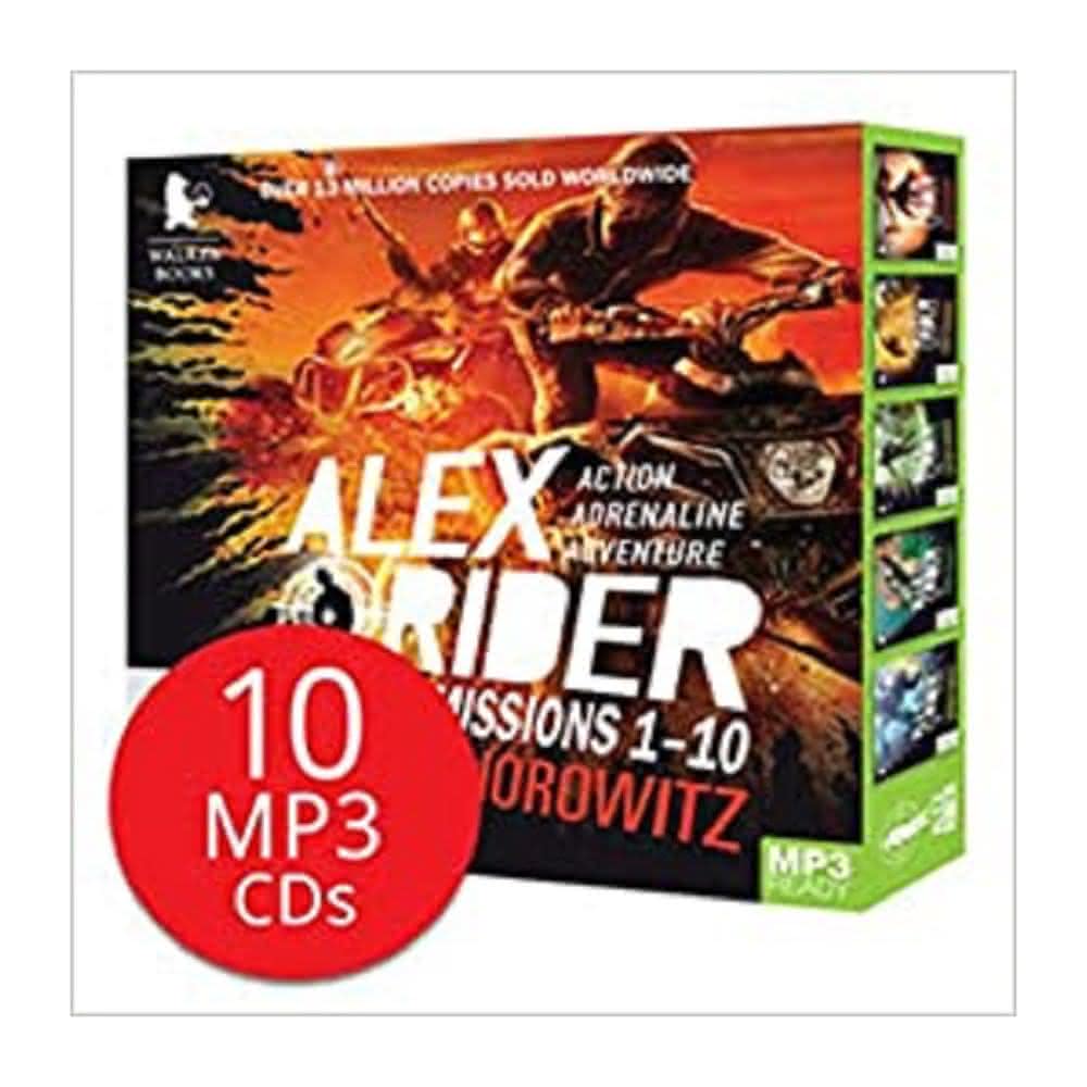 【Harpercollins Childrens】少年間諜艾列克CD Alex Rider Missions 1-10 MP3 CD ...