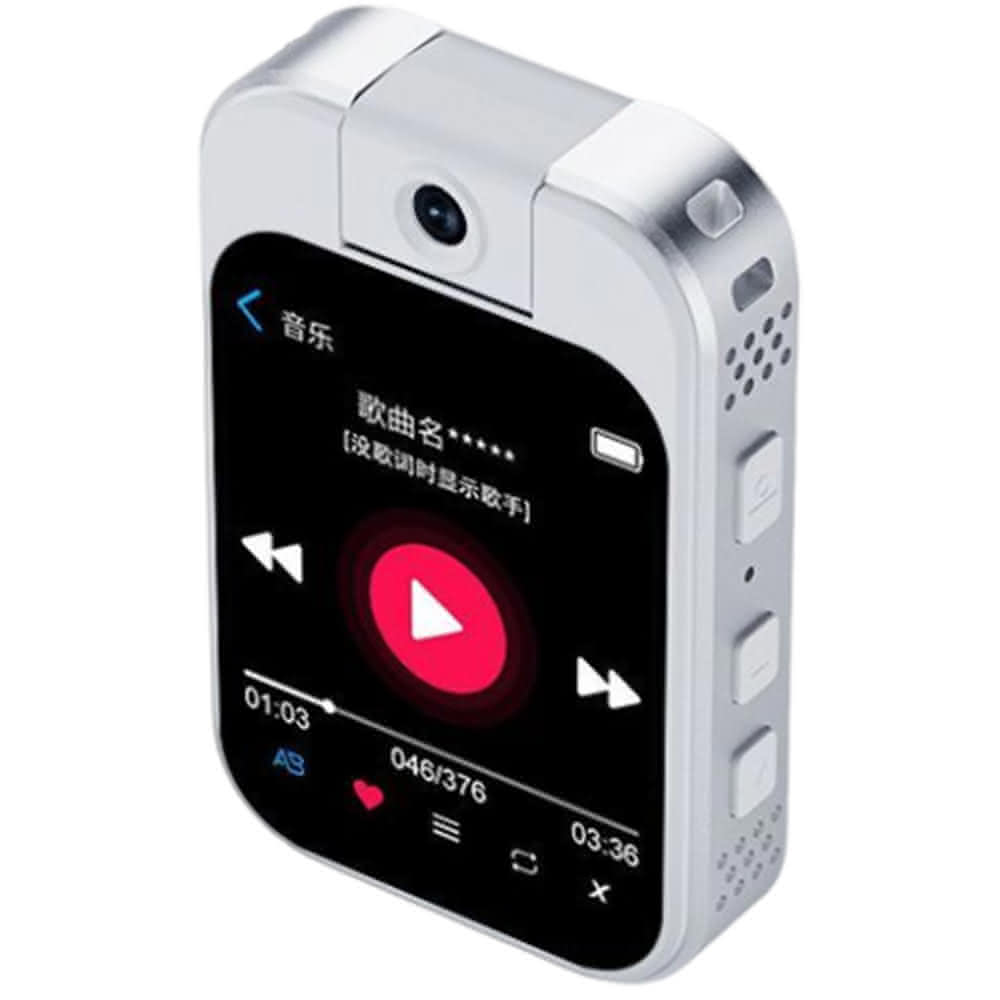 【EARISE 雅蘭仕】藍芽mp3mp4隨身聽 運動相機 可拍照神器(專用MP5播放器/16G內存/可旋轉攝像頭)