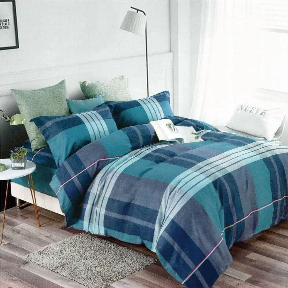 【Yatin 亞汀】可水洗 銀離子抗菌床包枕套組 幻想風尚(特大 舒柔親膚 床單 枕頭套)