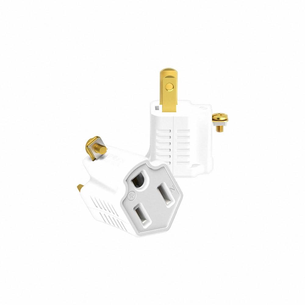 【178小舖】寶利威爾 3P轉2P轉接頭 保固1年(轉接座 可接地 體積小 不佔空間 台灣製造MIT)