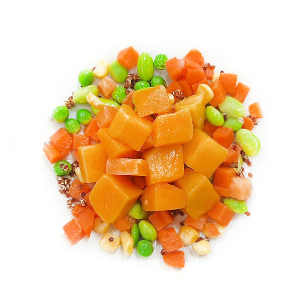 【魚大俠】熟凍-紅藜綜合蔬菜-南瓜100g/包-2J2A 魚大俠 AR282