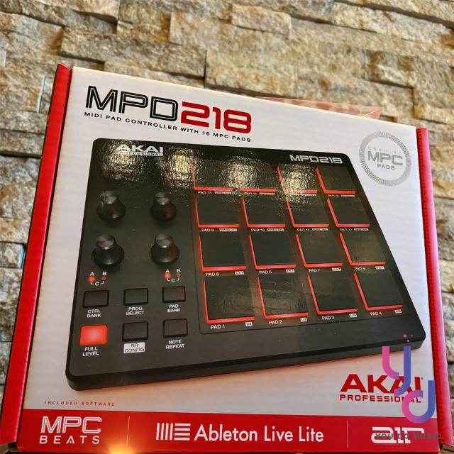 【AKAI】Akai MPD 218 Midi 打擊板 控制器 編曲 錄音 DJ 公司貨 一年保固(akai 打擊 鍵盤 樂器)