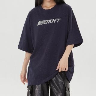 【KTR】DarkHarvest 立體金屬小標 DKHT 星空 銀河(滿天星 潮流短T 落肩 寬鬆 短袖 上衣)