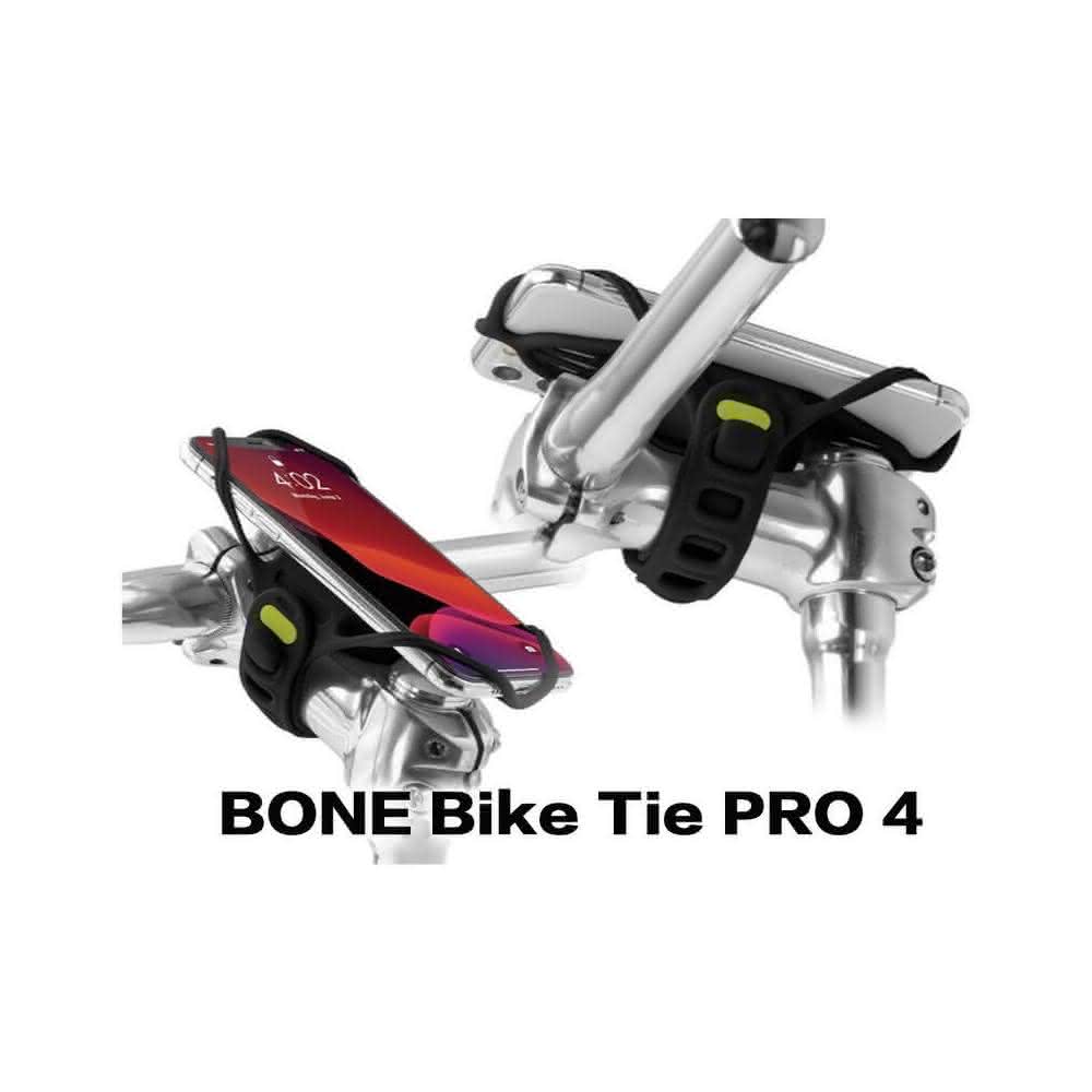 BONE Bike Tie Pro 4 單車手機龍頭綁第四代，4.7吋 7.2吋手機通用！可安裝嬰兒車、購物車，免拆殼！