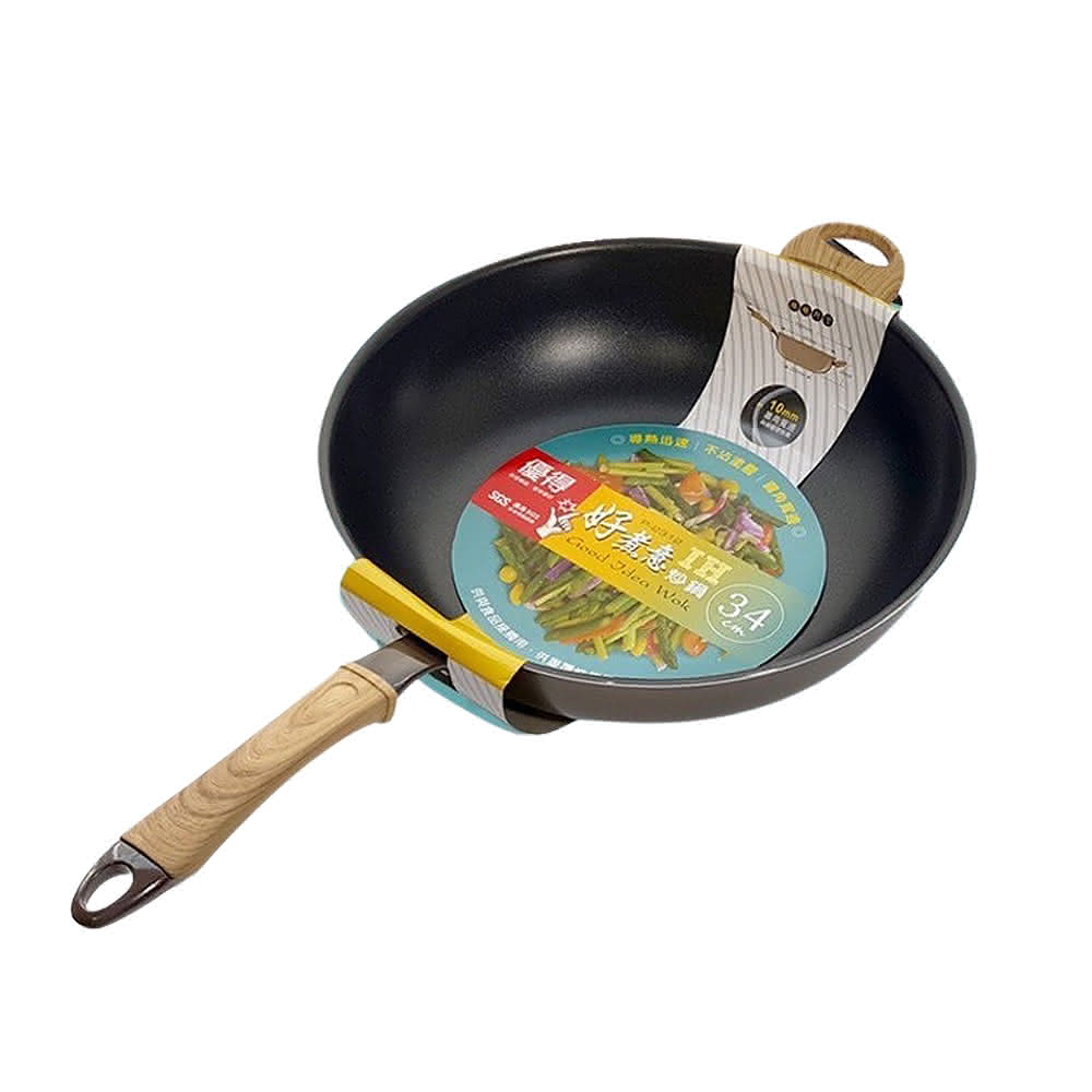 百貨King 優得好煮意IH爐可用不沾炒鍋(34cm) - momo購物 - 2024年09月