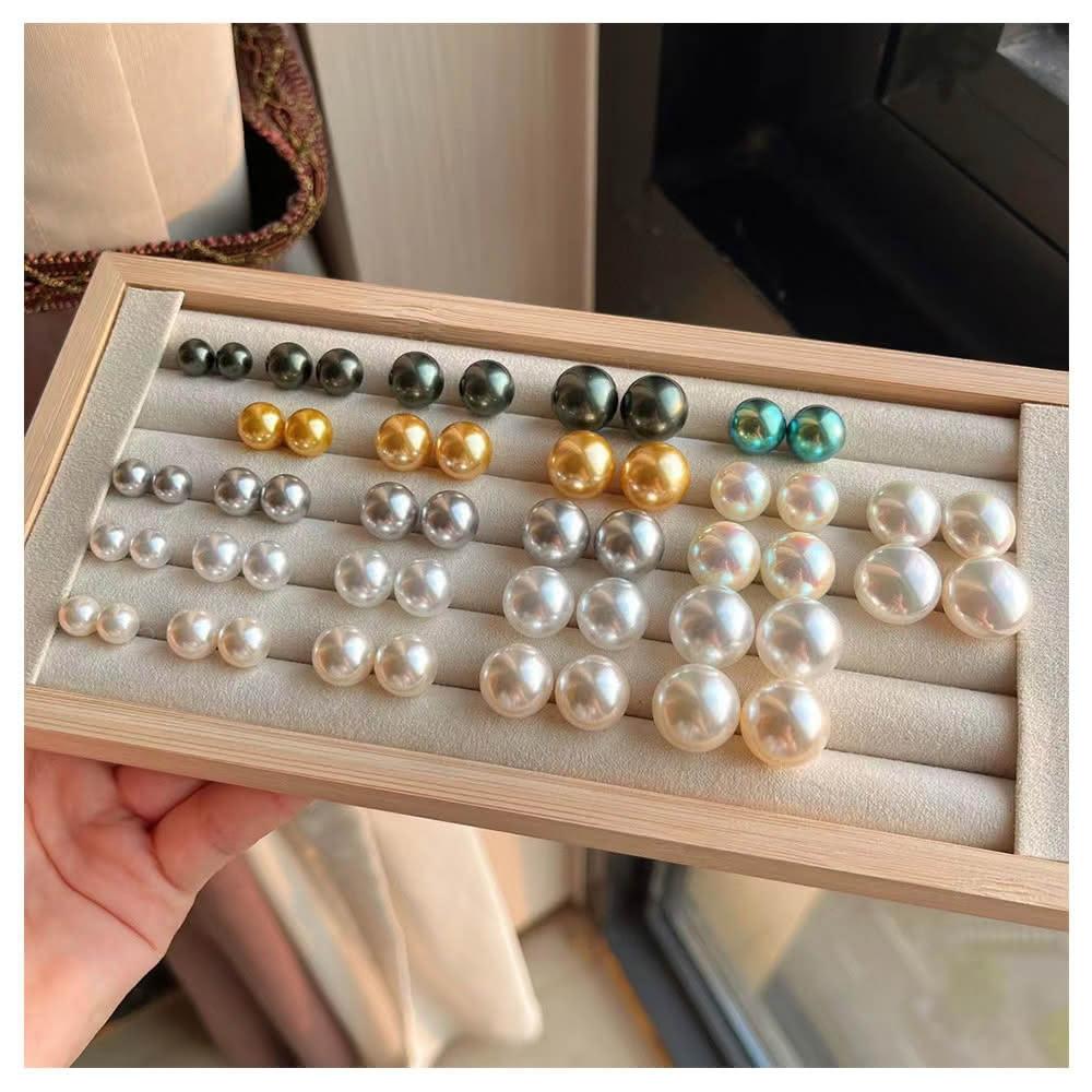 【my stere 我的時尚秘境】施華洛透亮皮光珍珠耳環12mm(S925銀針 簡約典雅 母親節禮物)