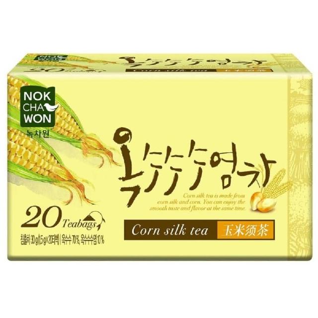 【NOKCHAWON 綠茶園】20入/盒 韓國 Nokchawon 綠茶園 玉米鬚茶包(悠西將)
