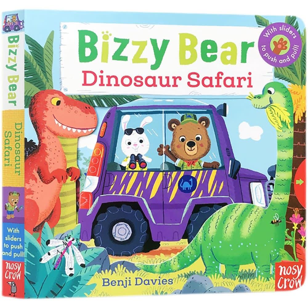硬頁遊戲書 Bizzy Bear: Dinosaur Safari 附故事音檔(QR code聽音檔) - momo購物 - 2024年09月