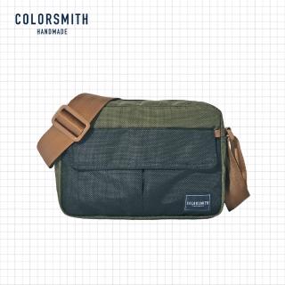 【COLORSMITH】CR2．方型側背包．CR2-1006-A-OG(台灣原創品包包品牌)