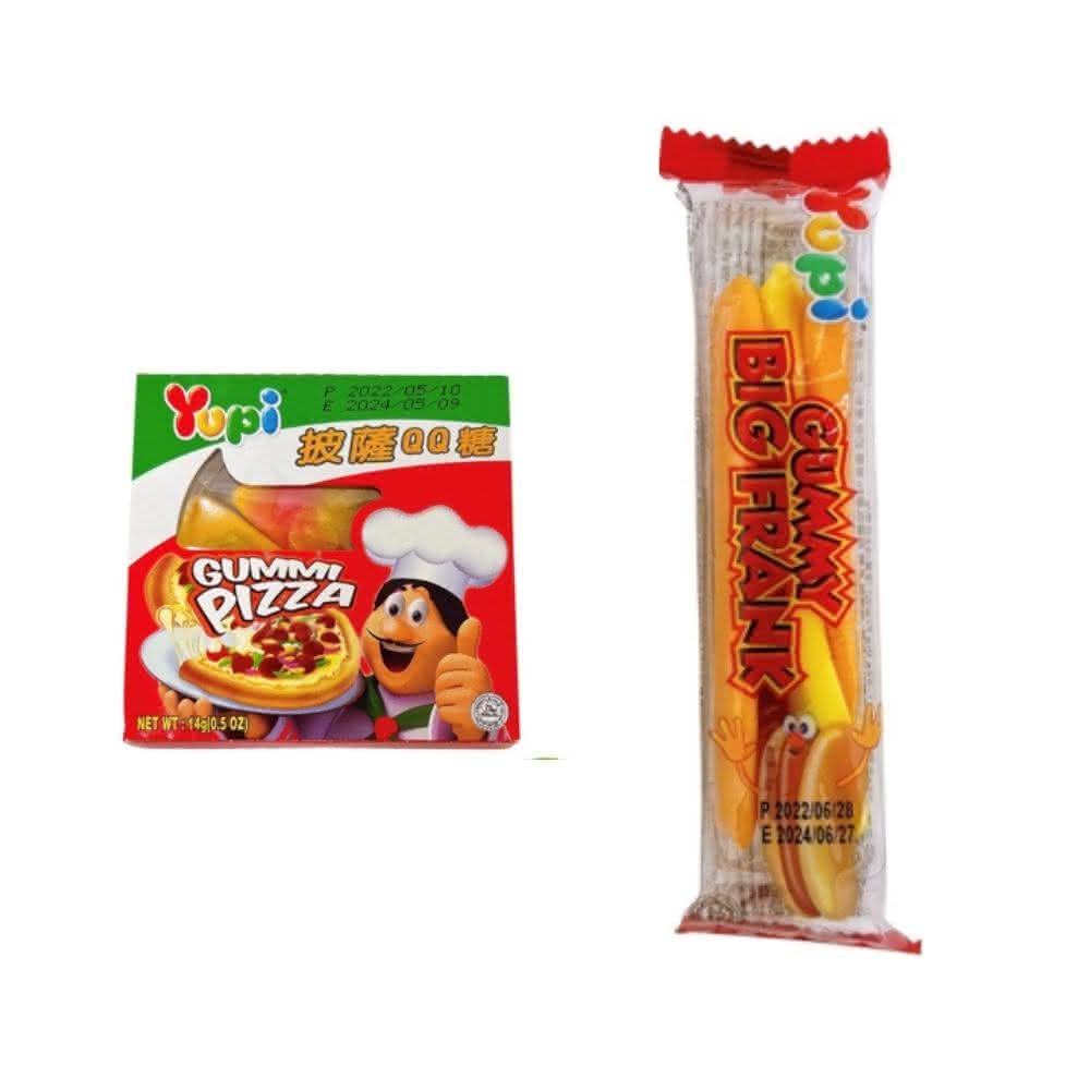 【YUPI 呦皮】YUPI 呦皮 QQ軟糖 單盒14g 披薩 單條28g 大熱狗 - momo購物 - 2024年09月