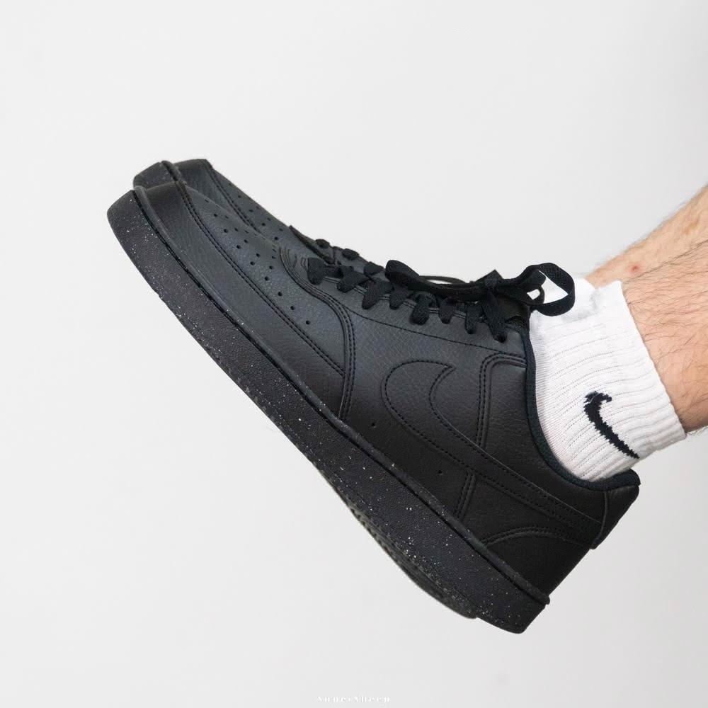 【NIKE 耐吉】Nike Court Vision Low 復古 男鞋 全黑 DH2987-002(全黑配色 復古) - momo購物 ...