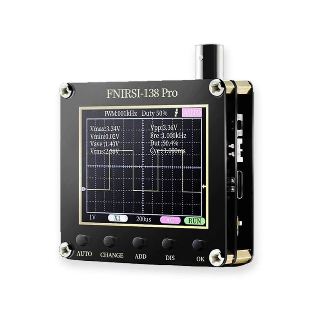 FNIRSI 138-PRO 高配版 迷你手持數位示波器(便攜 掌上型示波器)