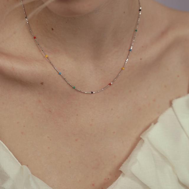 【KEDDY】女生-歐美925純銀項鍊-愛心珍珠項鍊-網紅項鍊-韓國韓版-女生飾品-女生禮物-情人節禮物