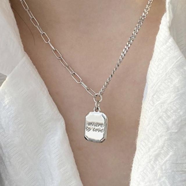 【KEDDY】S925純銀項 項鍊 韓國項鍊 韓款項錬 簡約風格 閨蜜 網紅項鍊 銀項鍊 情侶禮物 禮品