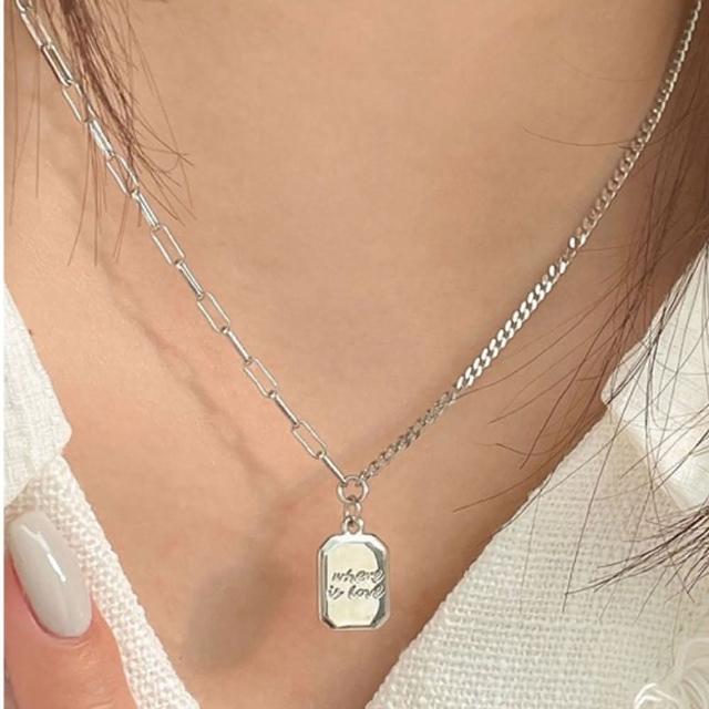 【KEDDY】S925純銀項 項鍊 韓國項鍊 韓款項錬 簡約風格 閨蜜 網紅項鍊 銀項鍊 情侶禮物 禮品