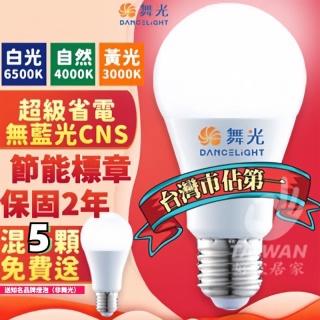 【DanceLight 舞光】舞光燈泡 LED 燈泡 E27 3W 10W 12W 16W 球泡 球泡燈 省電燈泡 節能 無藍光 二年保固