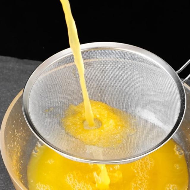 【Easygoo 輕鬆】不鏽鋼原木油隔勺(14吋)