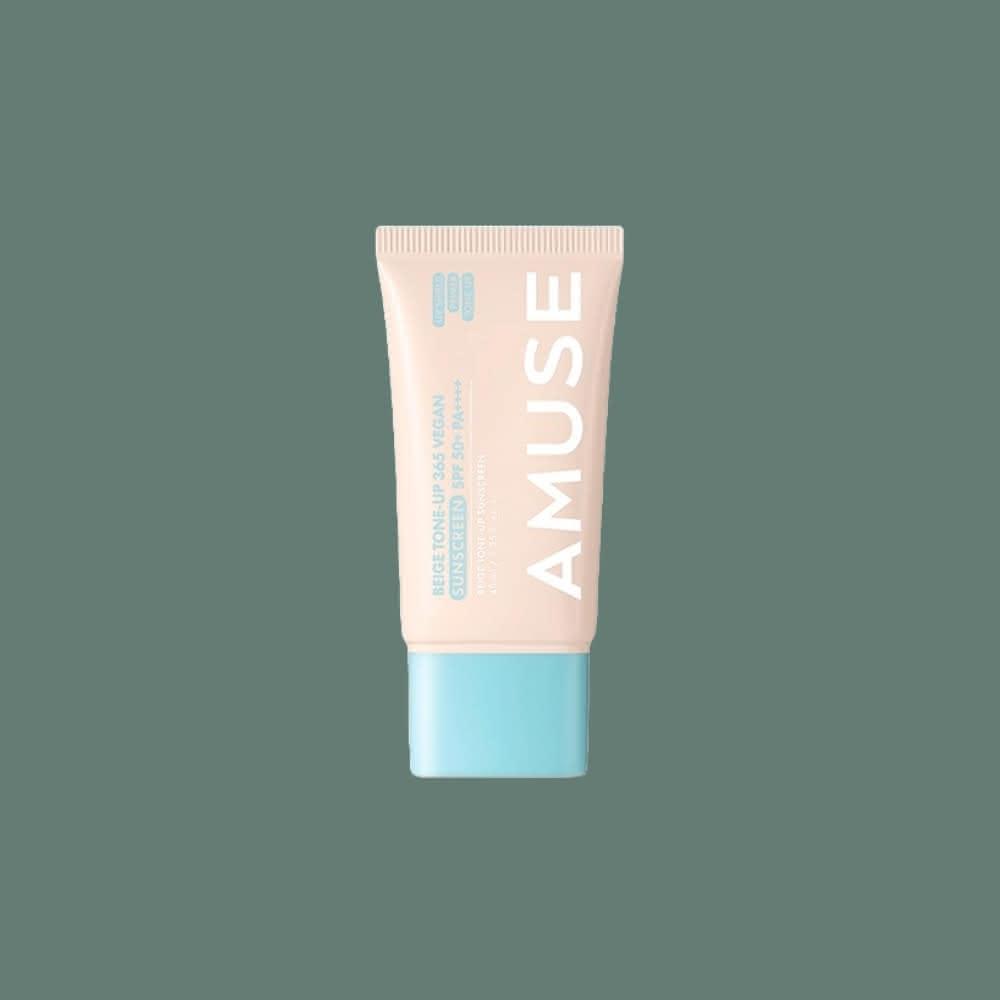 【AMUSE】365天 提亮純素防曬霜 有機防曬霜(提亮膚色 皮膚營養 護膚 抗紫外線)