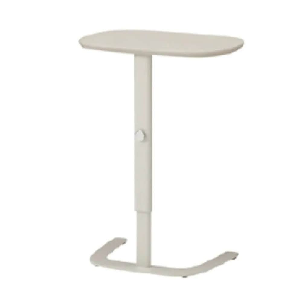 【OKAMURA】Side Table 輕便升降邊桌(淺灰色)