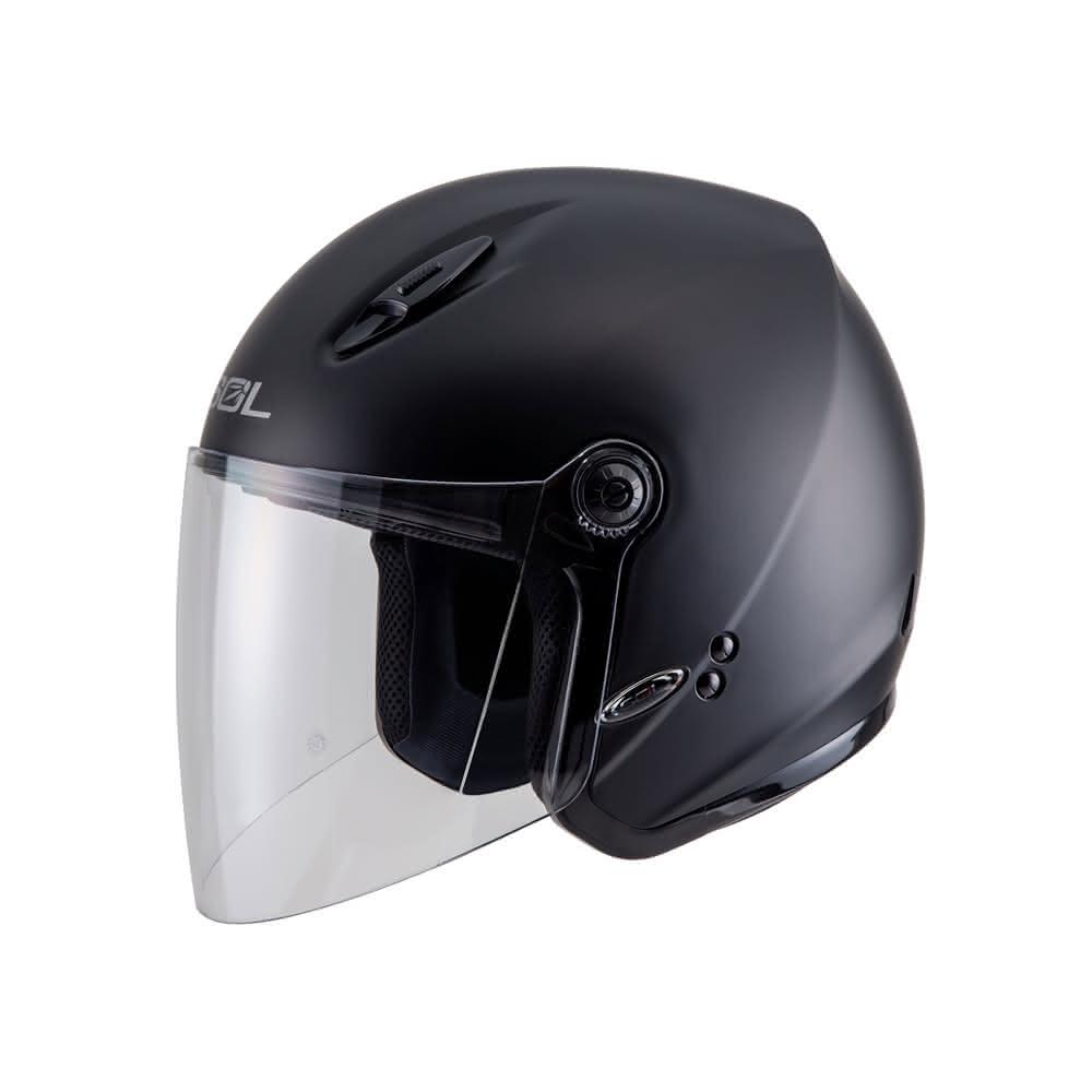 【SOL】27Y開放式安全帽 素色_素消光黑｜SOL安全帽官方商城(3/4罩｜雙D扣｜小頭圍｜女性)