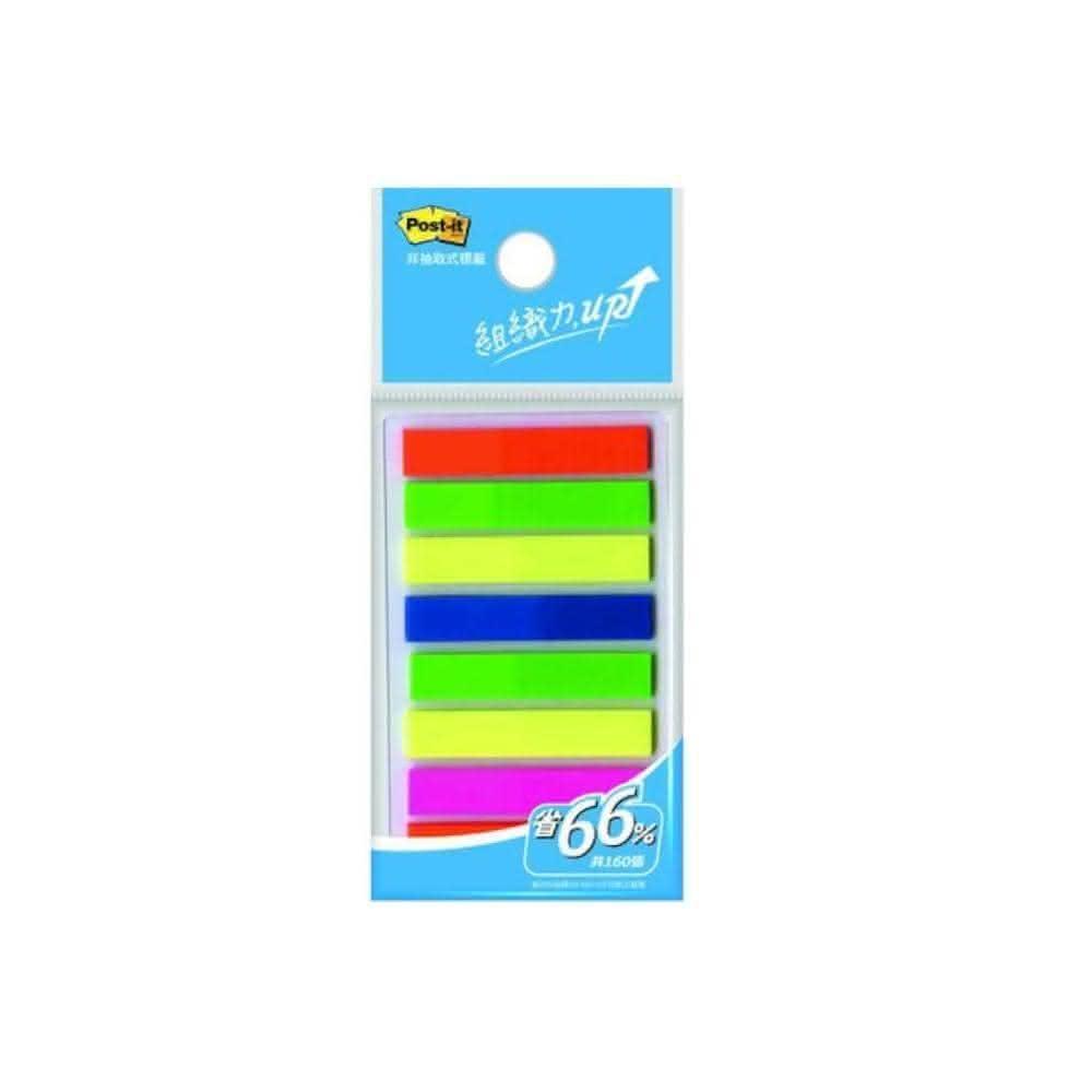 【3M】3M 583-8S全彩可再貼螢光標籤 墊腳石購物網