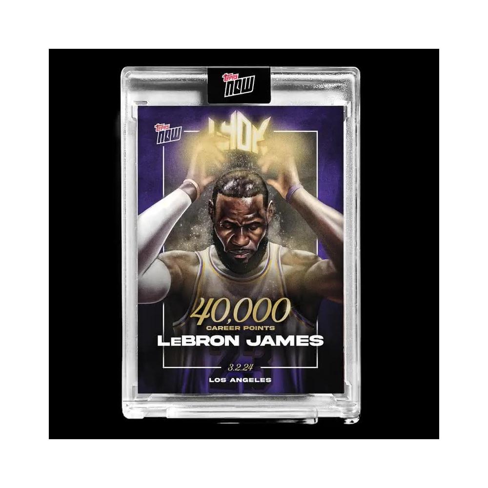 LeBron James - 2023-24 TOPPS NOW® Basketball Card LJ-40K 球員卡