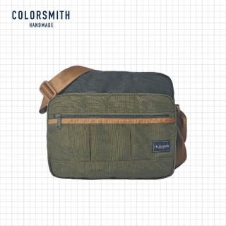 【COLORSMITH】CR2．多夾層機能側背包．CR2-1095-NB-S(台灣原創品包包品牌)
