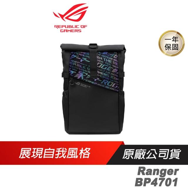 【ASUS 華碩】ROG Ranger BP4701 BACKPACK 電競背包(17吋筆電包 耐磨 反光設計)
