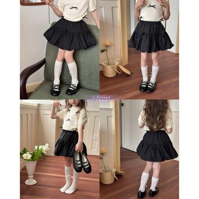 LC.kids花苞蝴蝶結壓摺褲裙 - momo購物 - 2024年09月