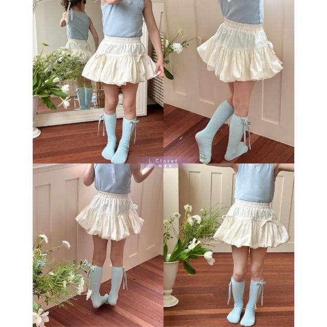 LC.kids花苞蝴蝶結壓摺褲裙 - momo購物 - 2024年09月