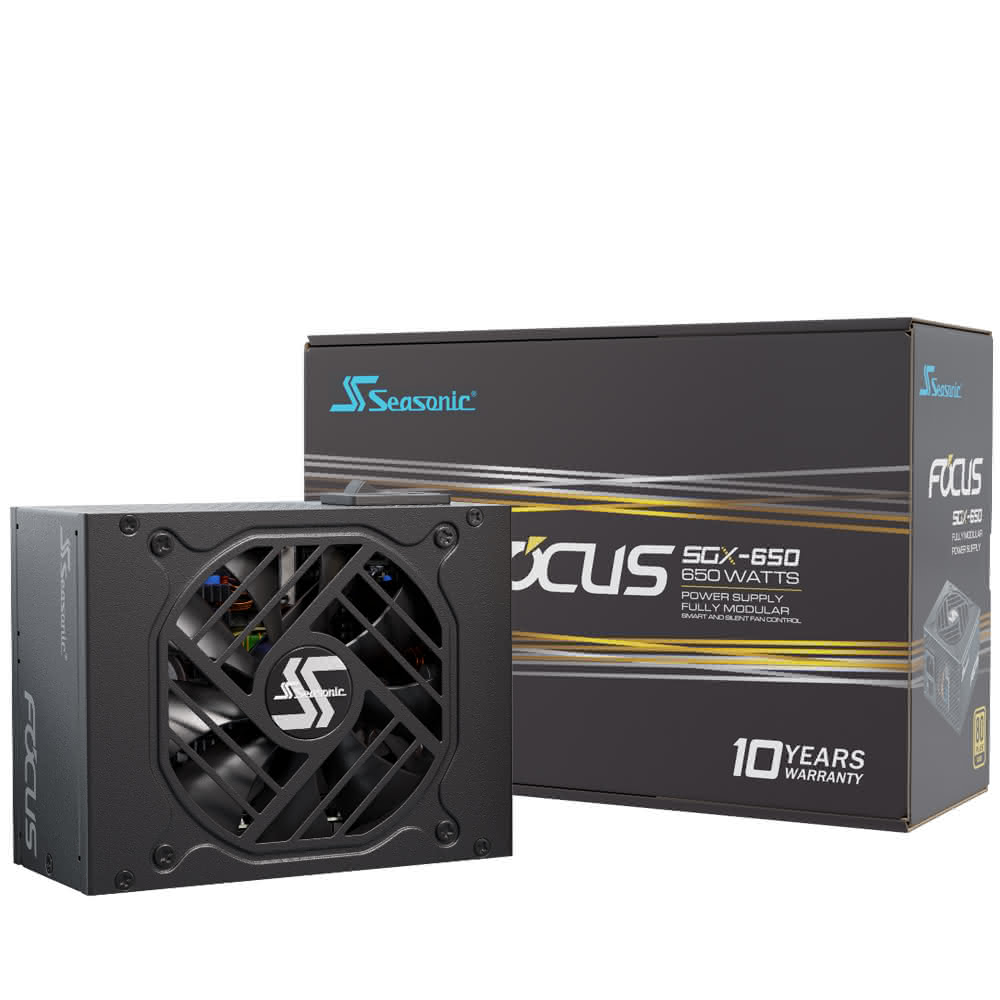 【Seasonic 海韻】Focus SGX-650 V2 650W 金牌 全模組 SFX電源供應器10年保